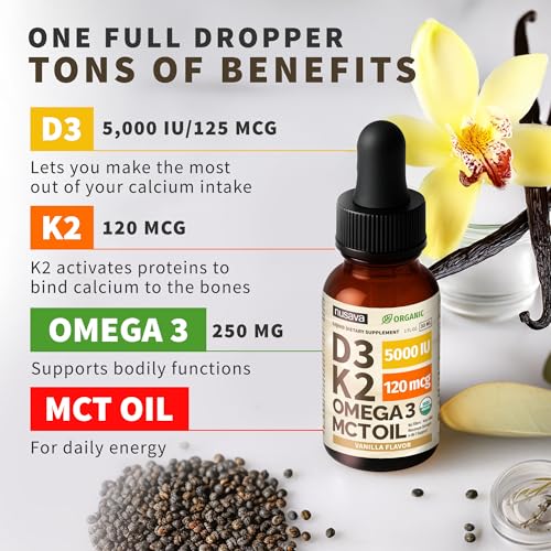 NUSAVA vitamin D3 drops for bone health