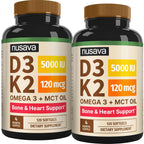 NUSAVA Vitamin D3 K2 benefits