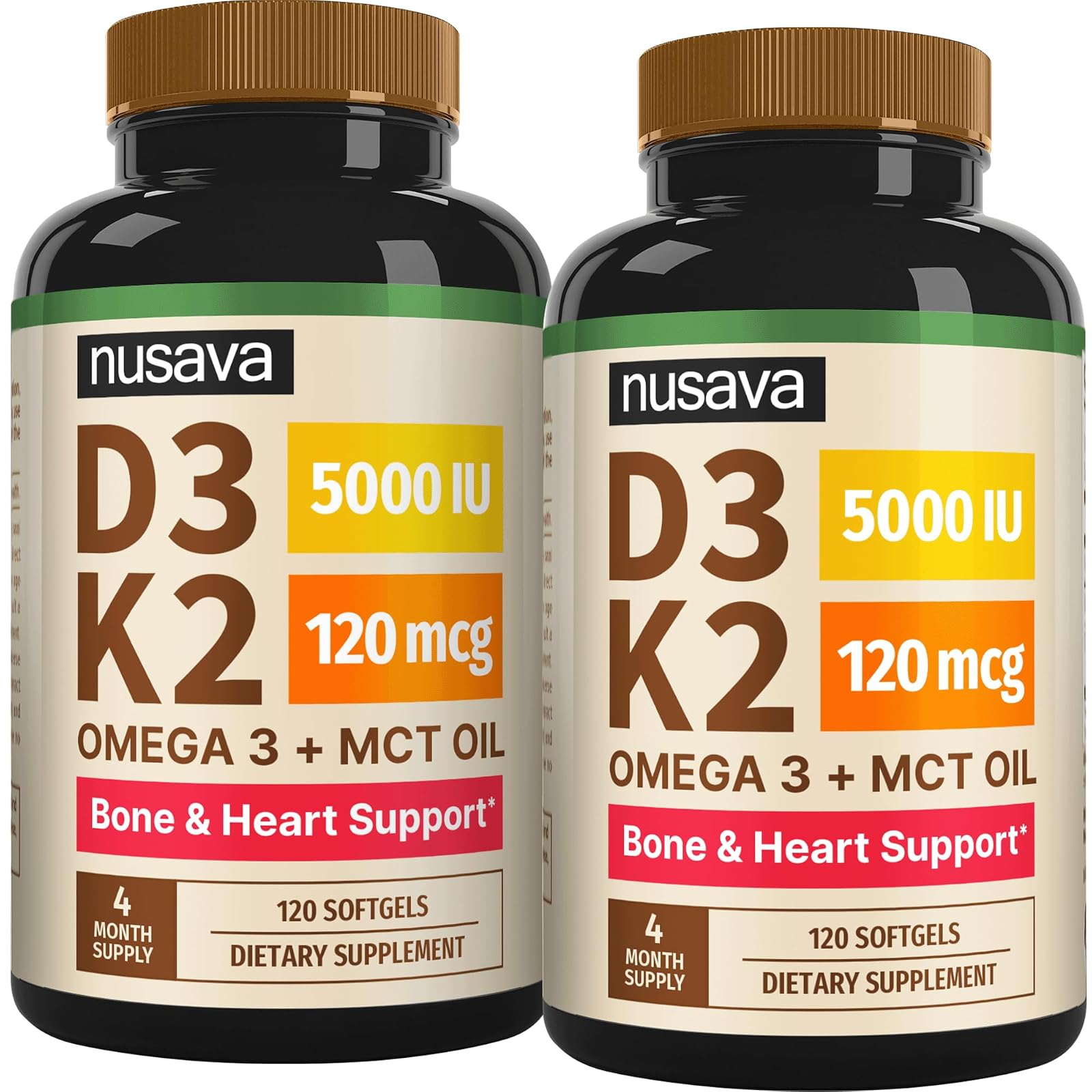 NUSAVA Vitamin D3 K2 benefits