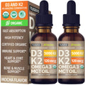 NUSAVA vitamin D3 K2 drops mocha
