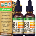 NUSAVA vitamin D3 K2 drops