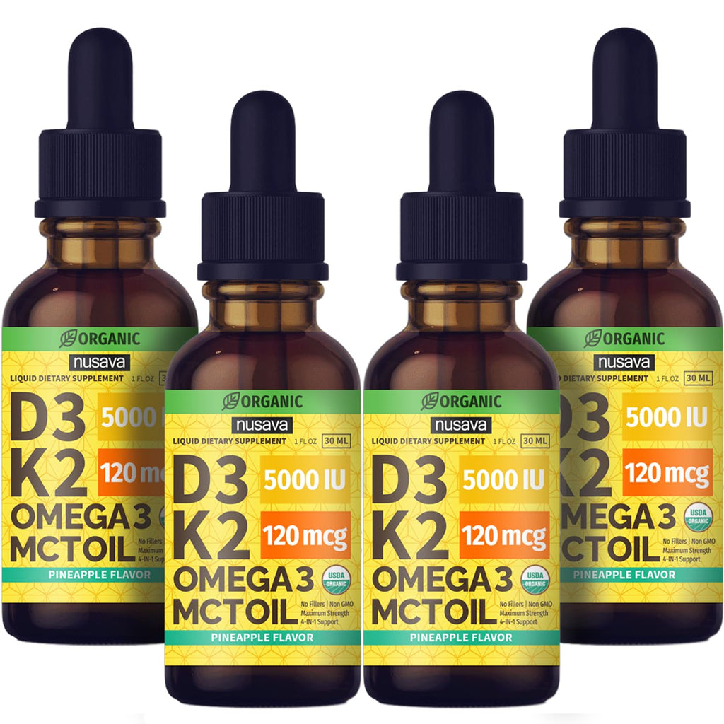 NUSAVA vitamin D3 K2 drops