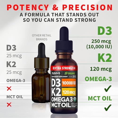 NUSAVA vitamin D3 K2 for immunity