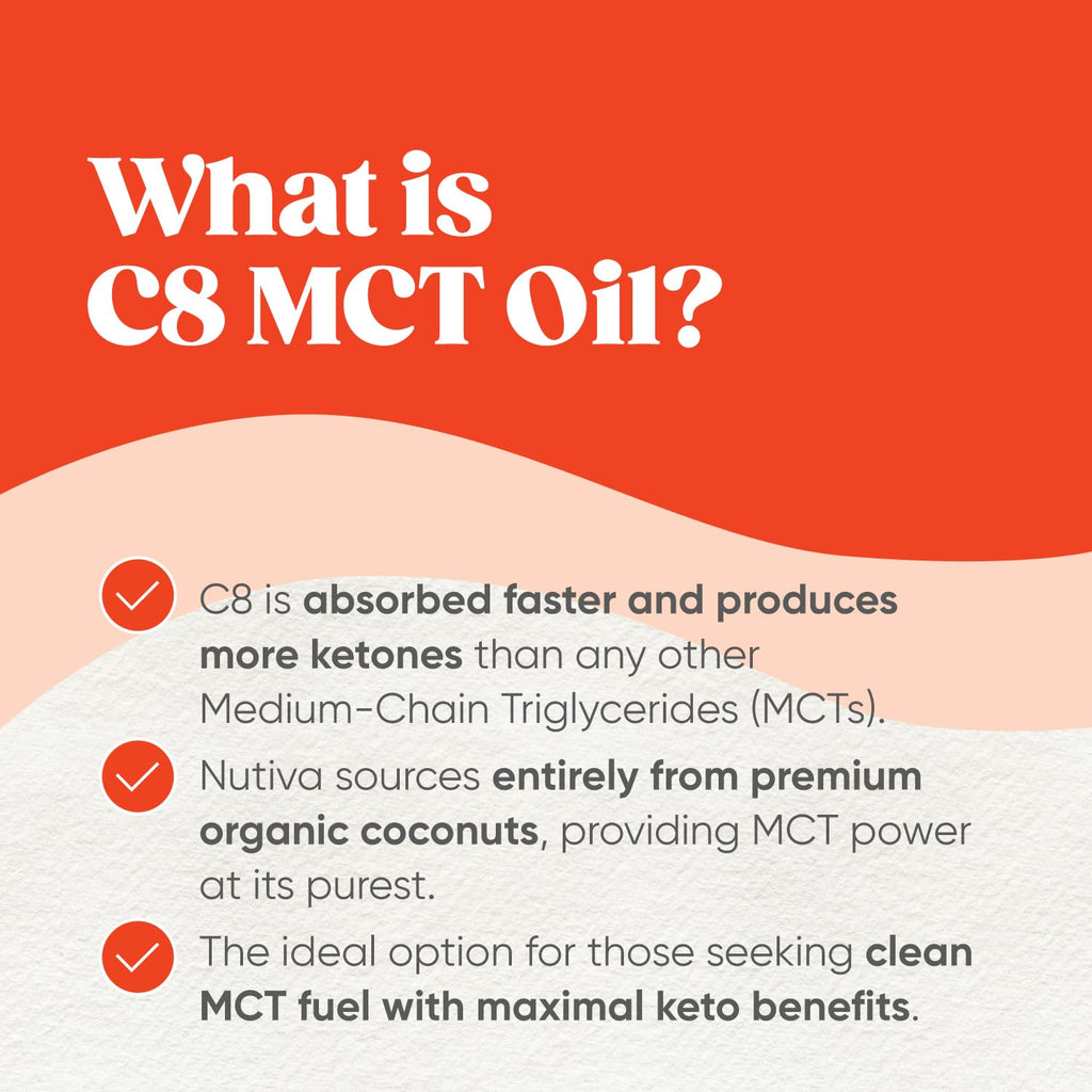 Nutiva C8 MCT oil for cooking