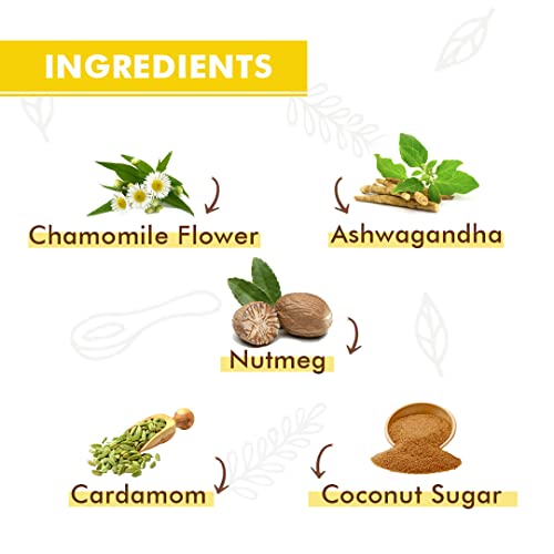nutmeg infused chamomile beverage