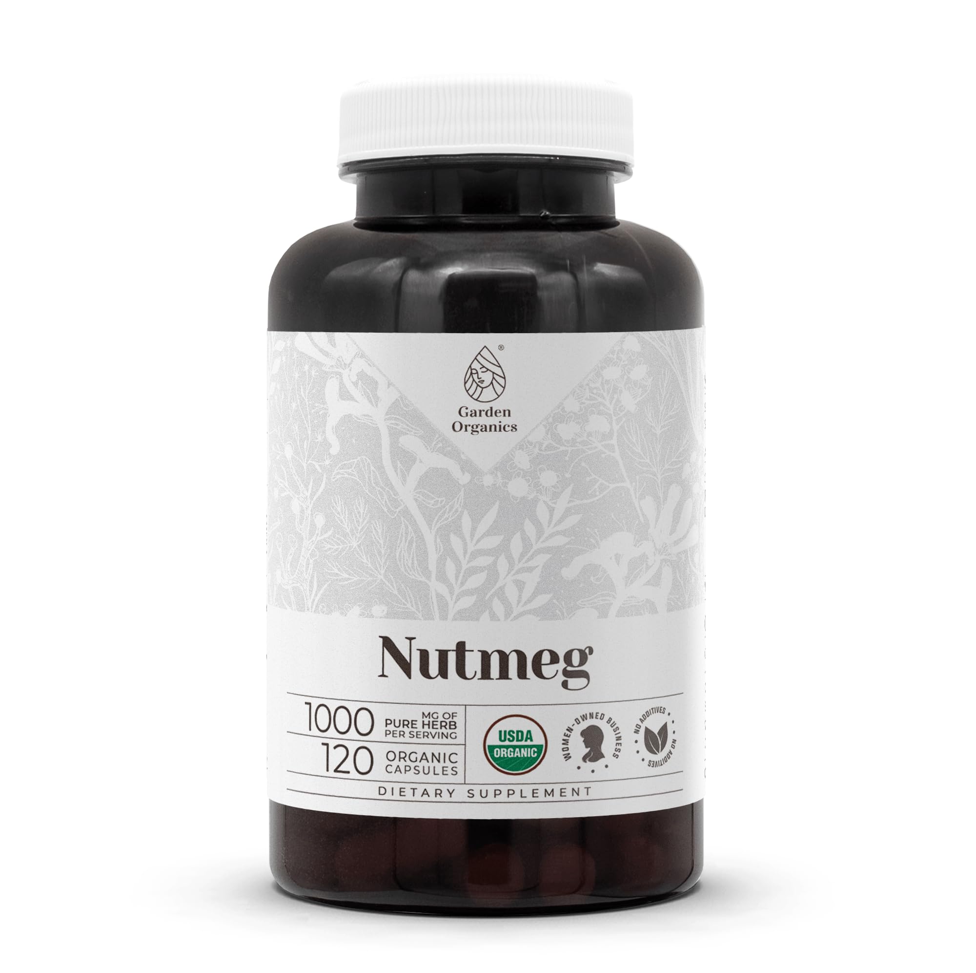 Nutmeg organic vitamin capsules