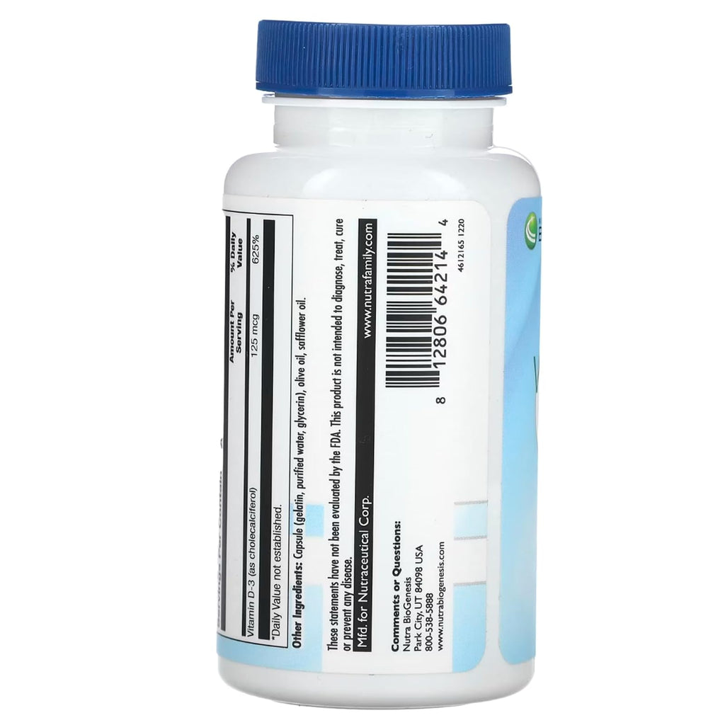 Nutra Biogenesis 5000 IU Vitamin D