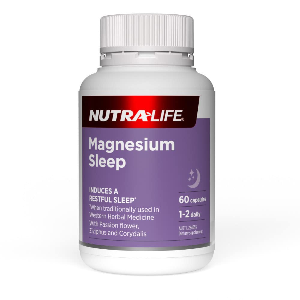 Nutra-Life magnesium sleep support capsules