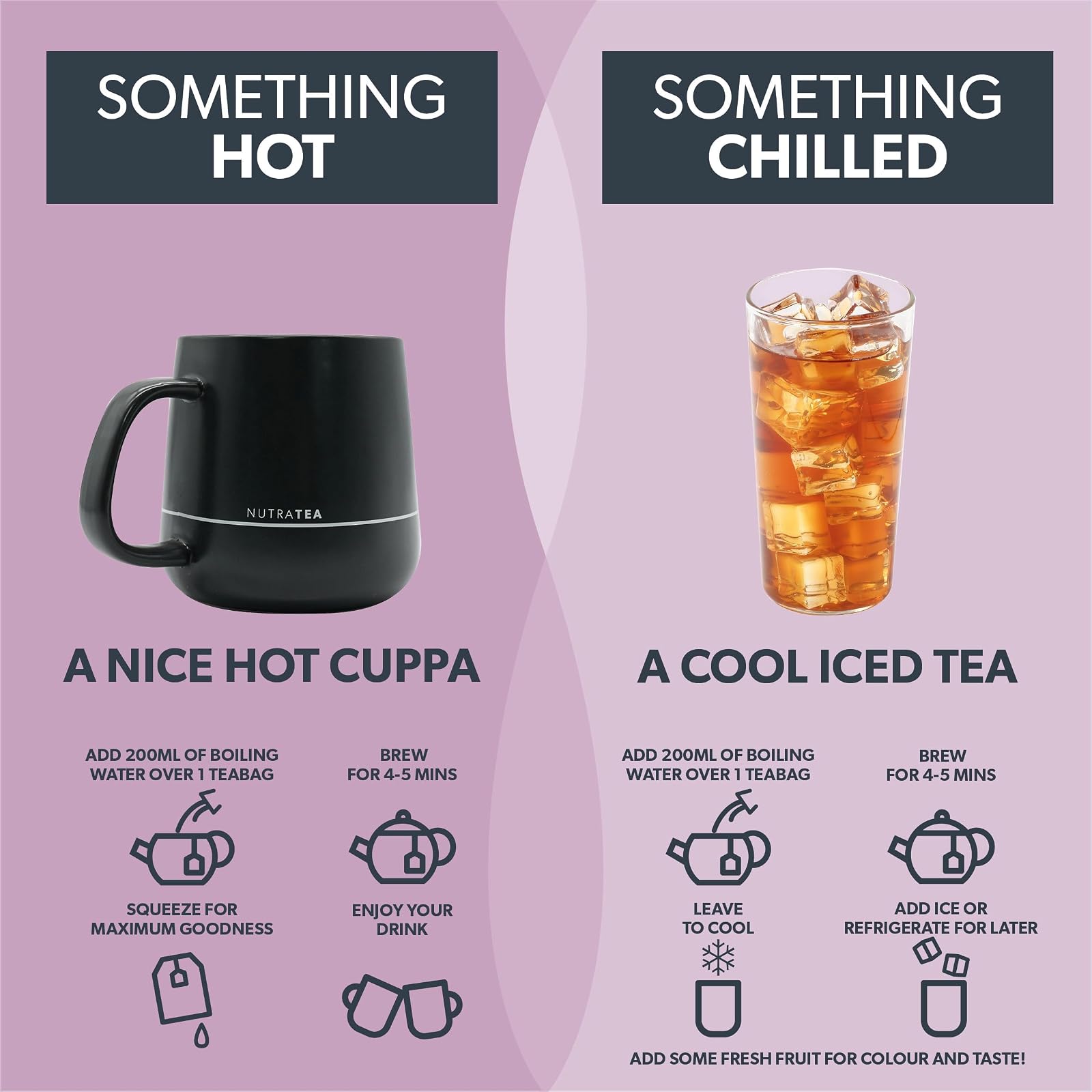 Nutra Tea elderberry tea for cold relief