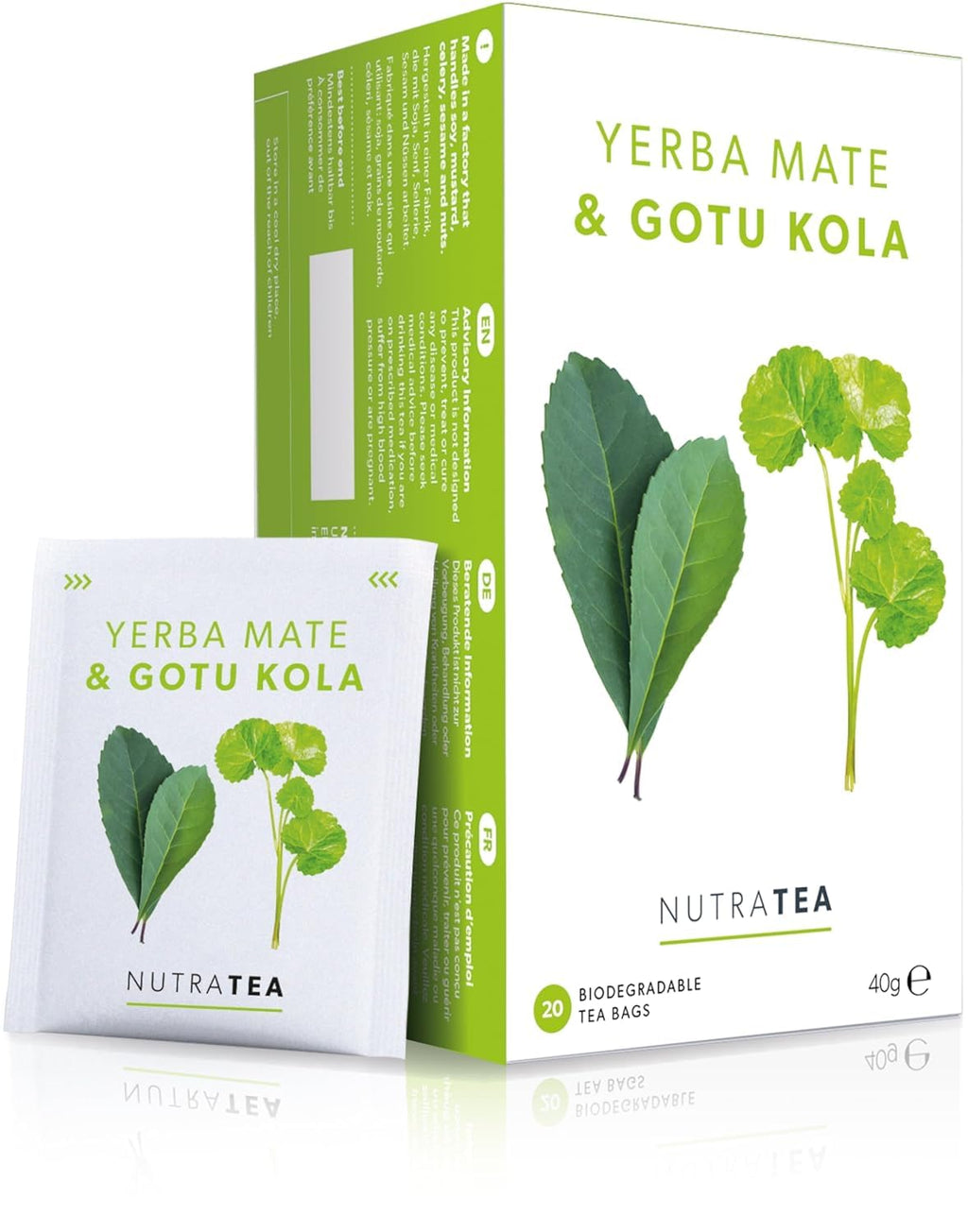Nutra Tea herbal yerba mate bags