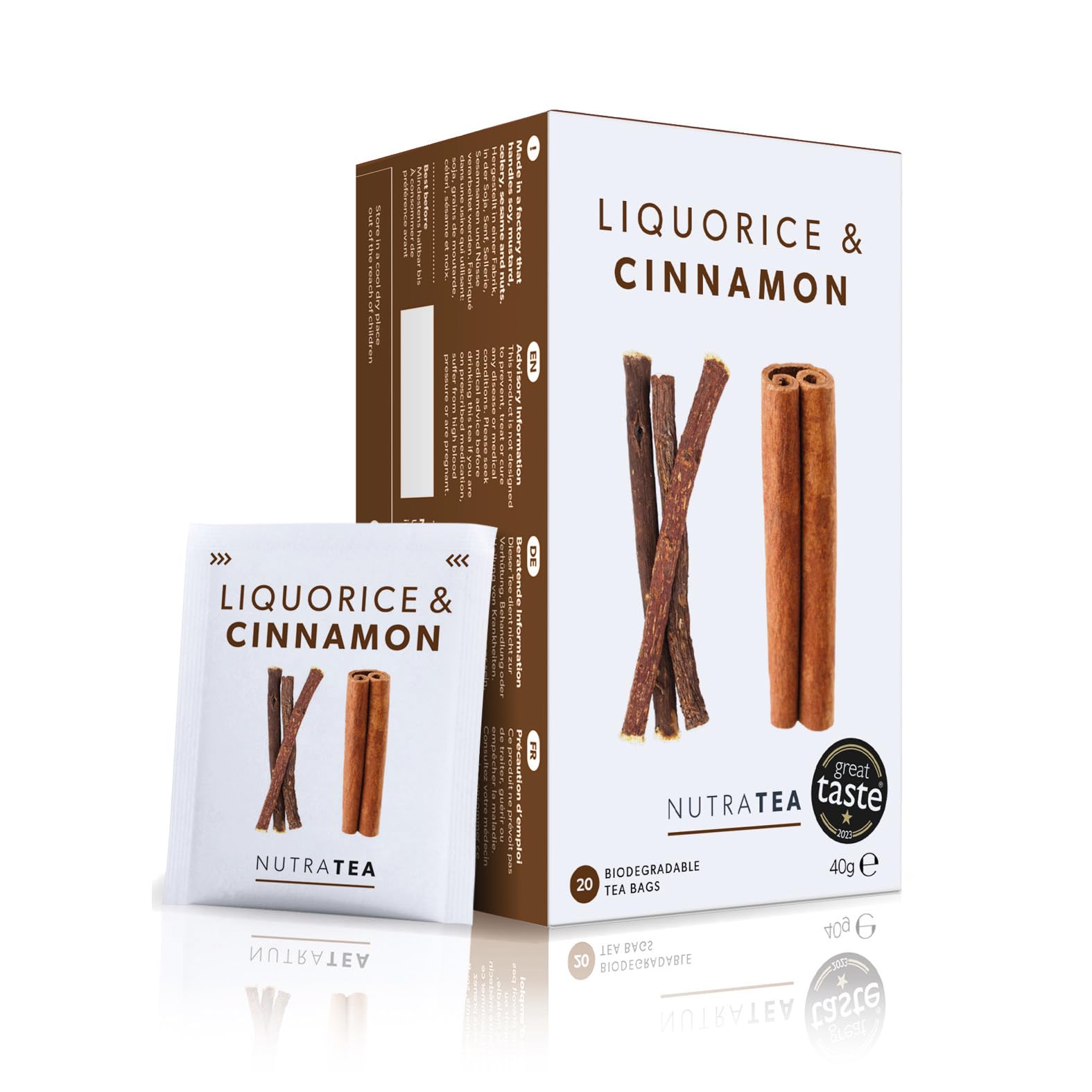 Nutra Tea liquorice herbal tea bags