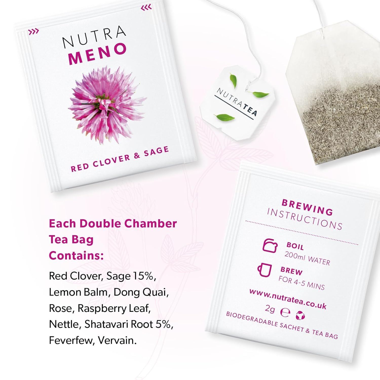 Nutra Tea red clover infusion