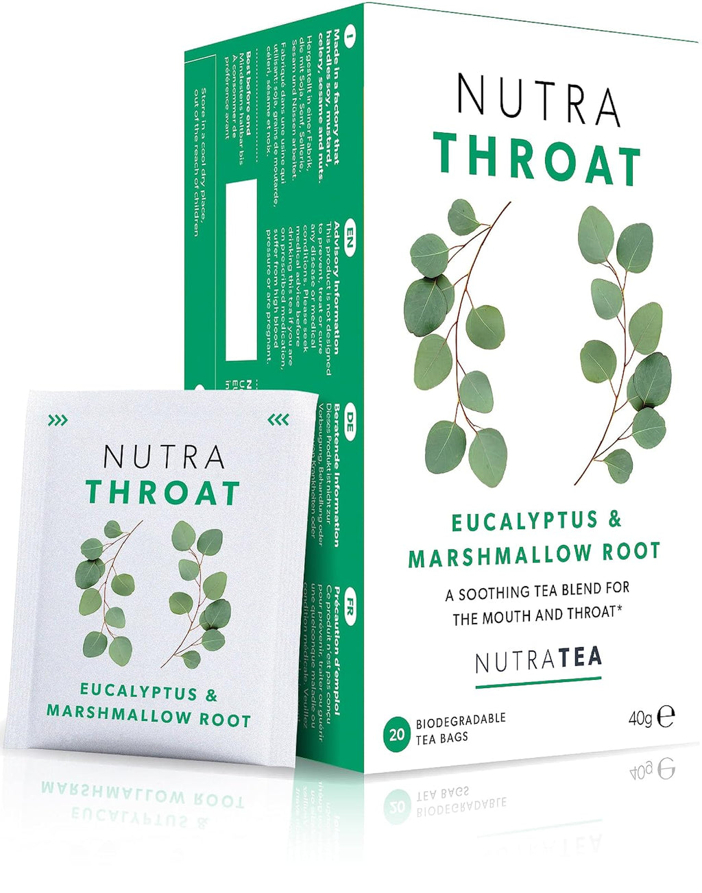 Nutra Tea soothing throat herbal tea