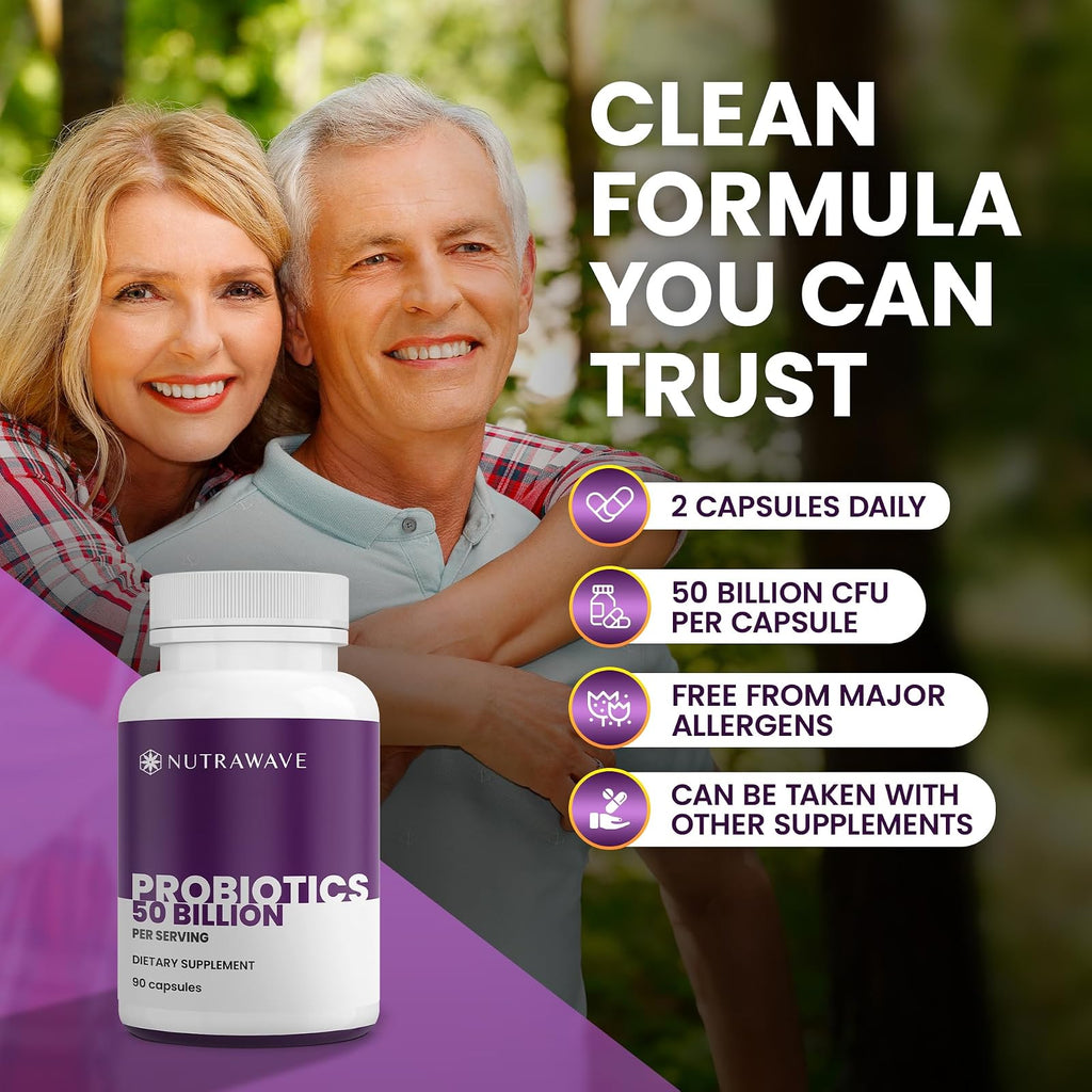 Nutra Wave 50 billion probiotics benefits