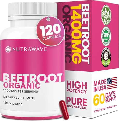 Nutra Wave organic beet root capsules