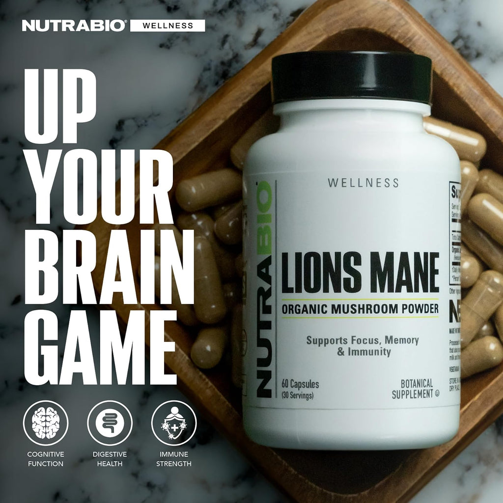 NutraBio adaptogen supplements for wellness