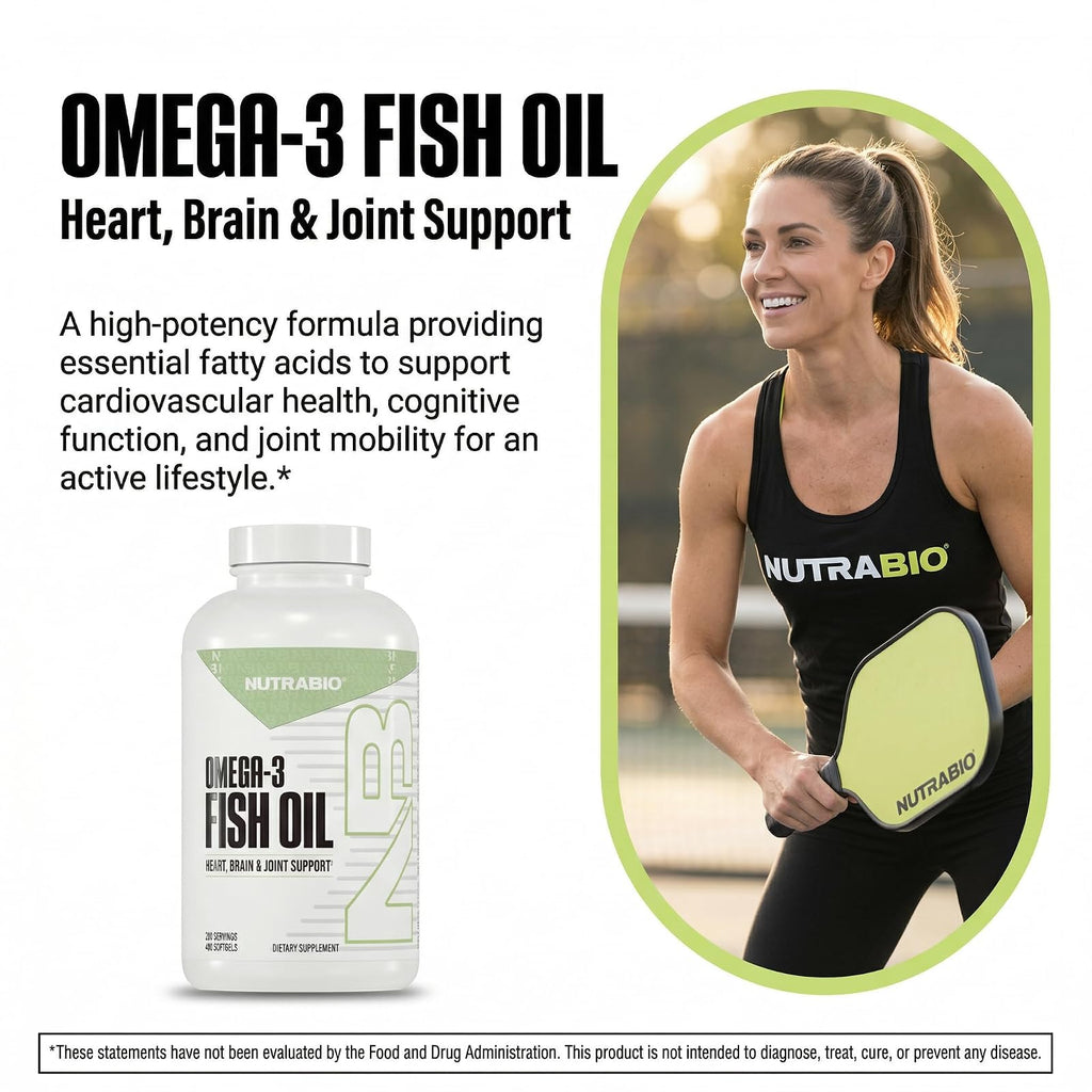 NutraBio algae omega 3 vegan option