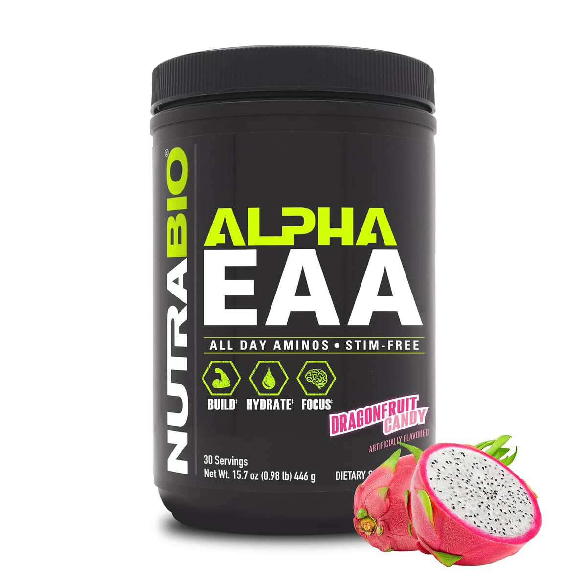 NutraBio Alpha EAA amino acids powder