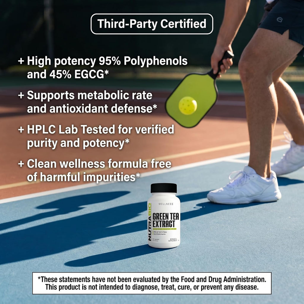 NutraBio antioxidant-rich green tea