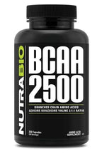 NutraBio BCAA 2500 for muscle recovery