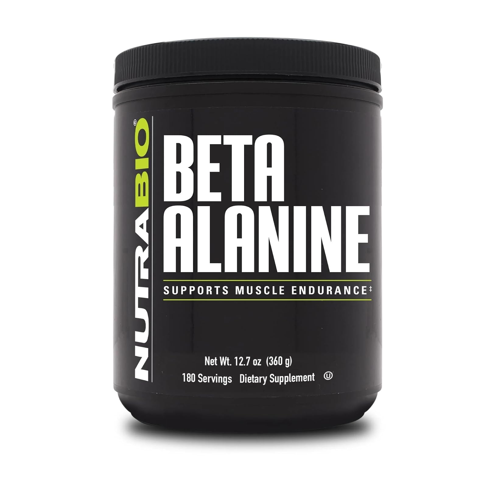 NutraBio Beta Alanine Powder supplement