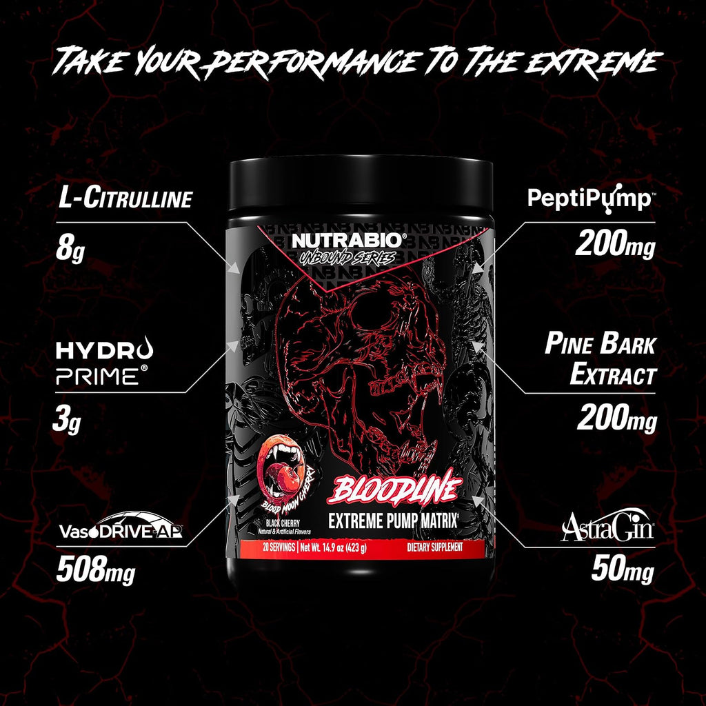 NutraBio Bloodline-Pump endurance support