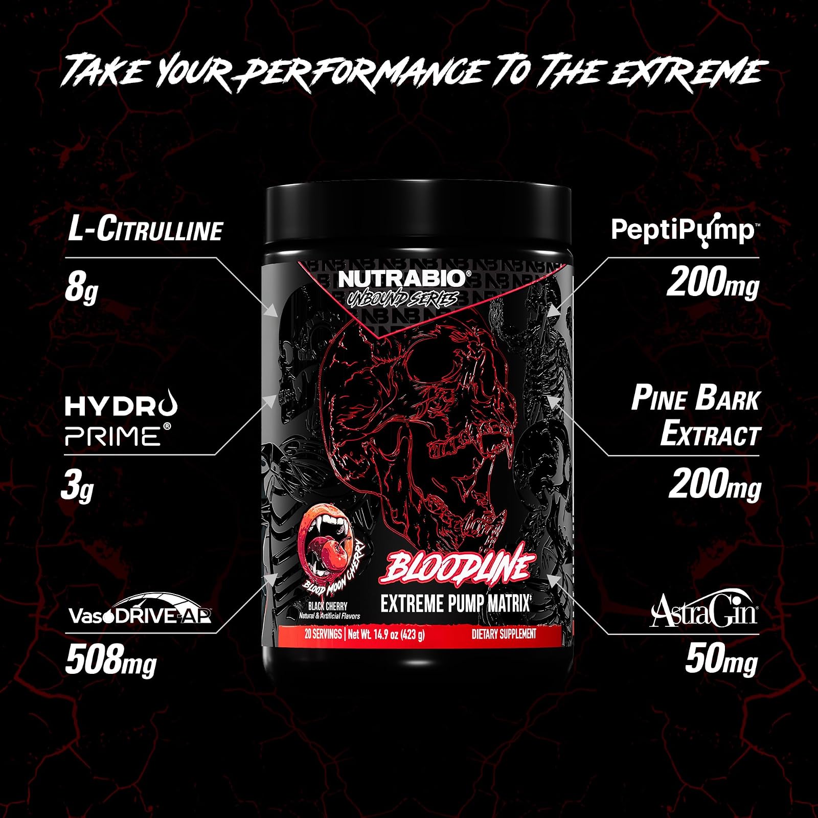 NutraBio Bloodline-Pump endurance support