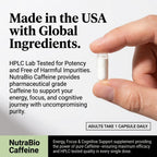 NutraBio caffeine for workouts