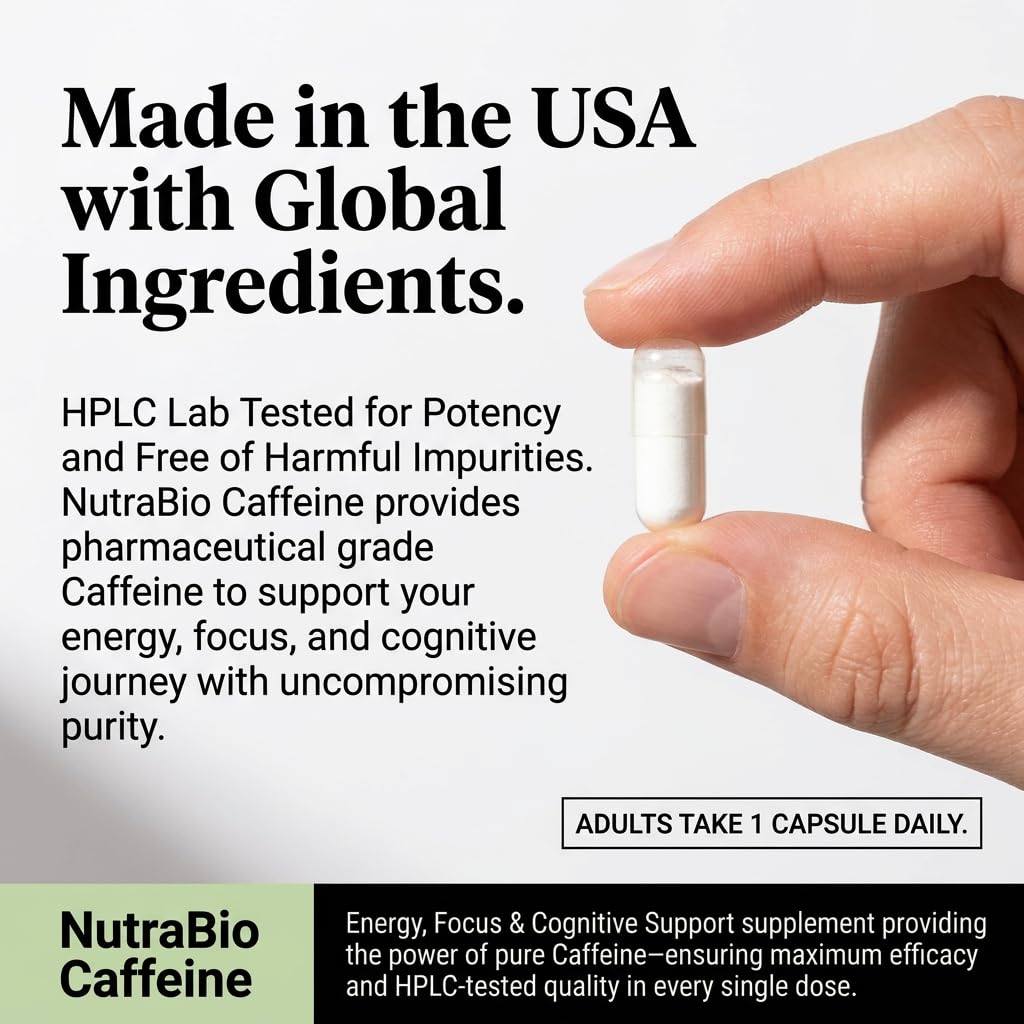 NutraBio caffeine for workouts