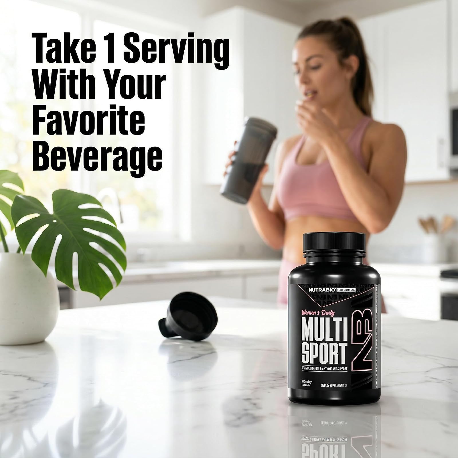 NutraBio capsules for women's wellness