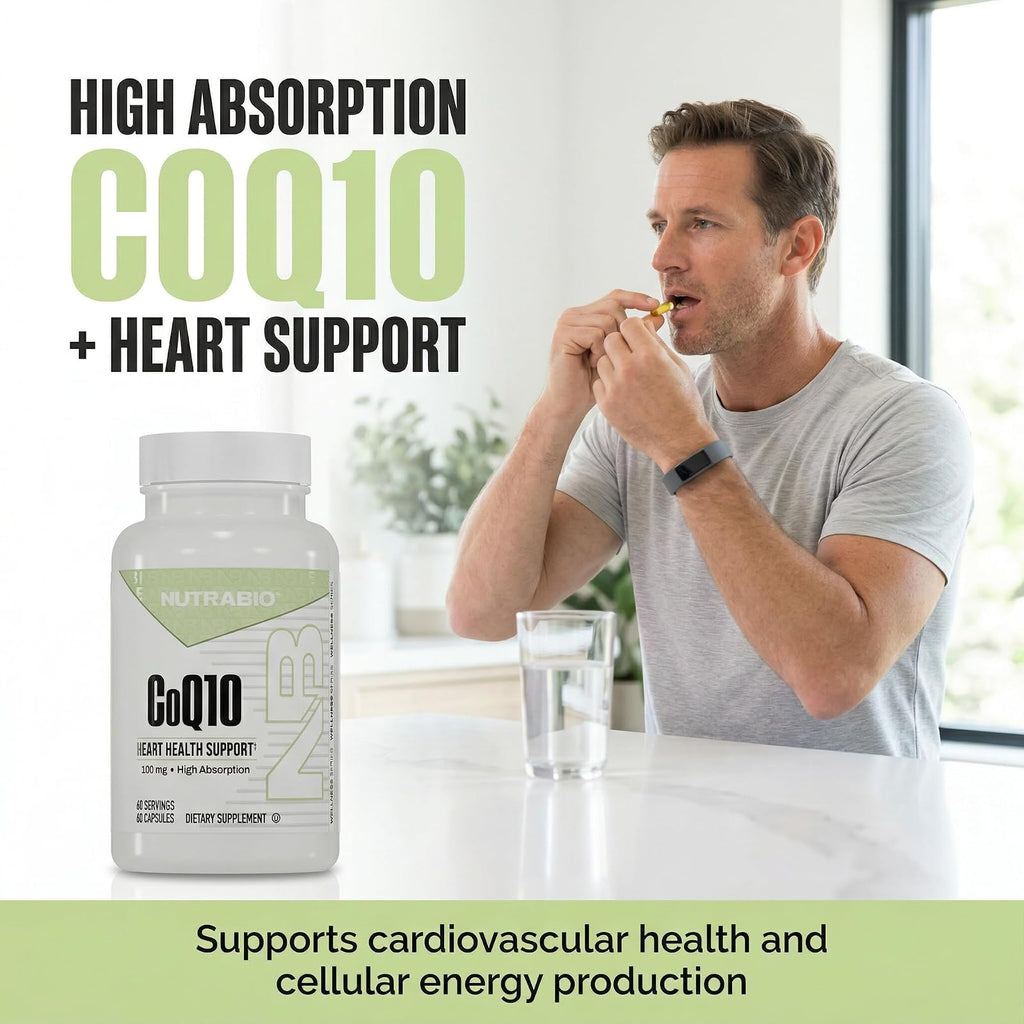 NutraBio CoQ10 energy booster