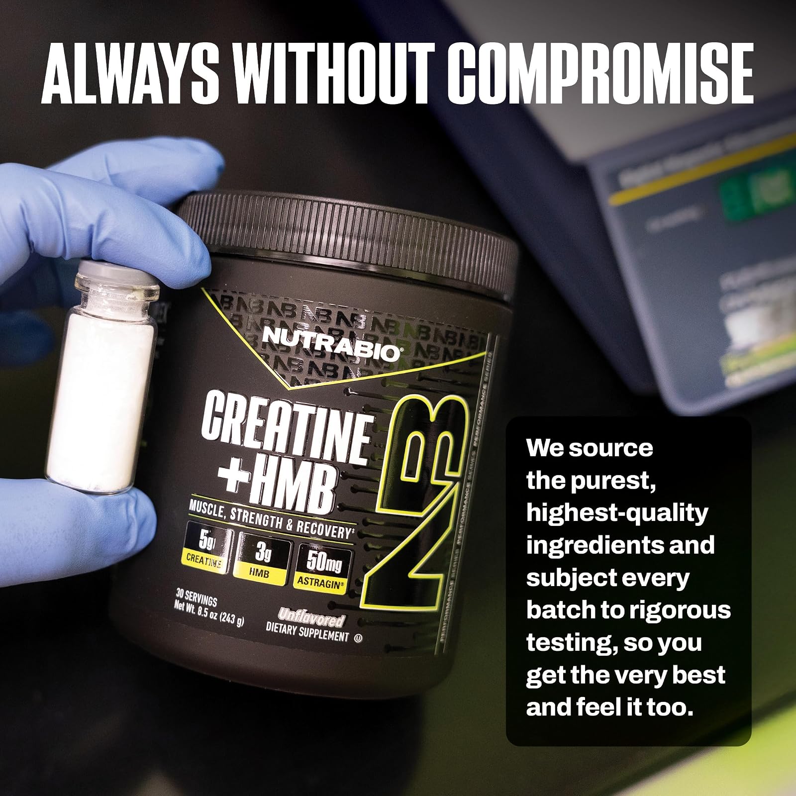 NutraBio creatine for athletes and fitness