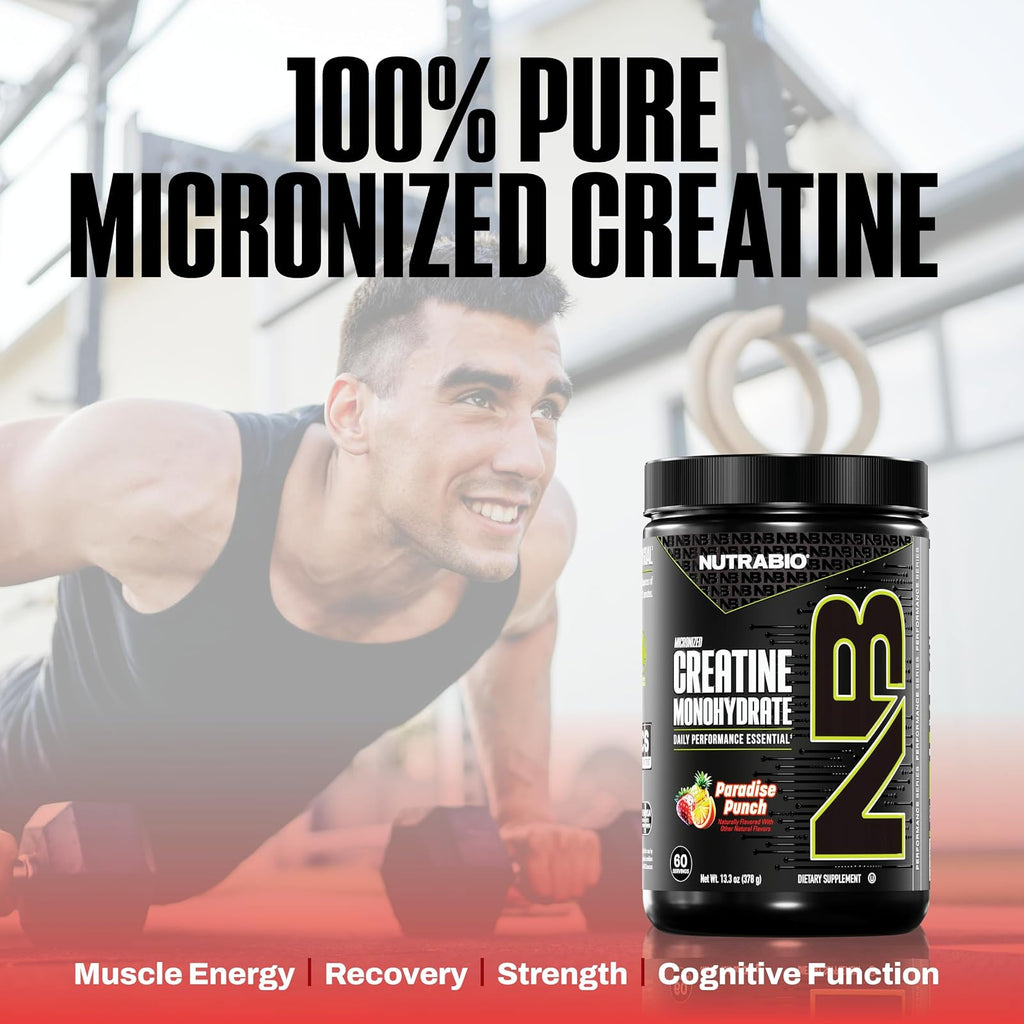 NutraBio creatine for energy boost