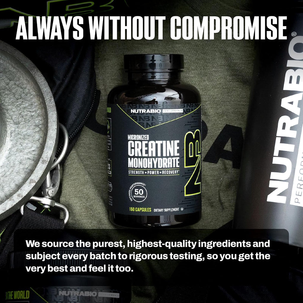 NutraBio creatine for fitness enthusiasts