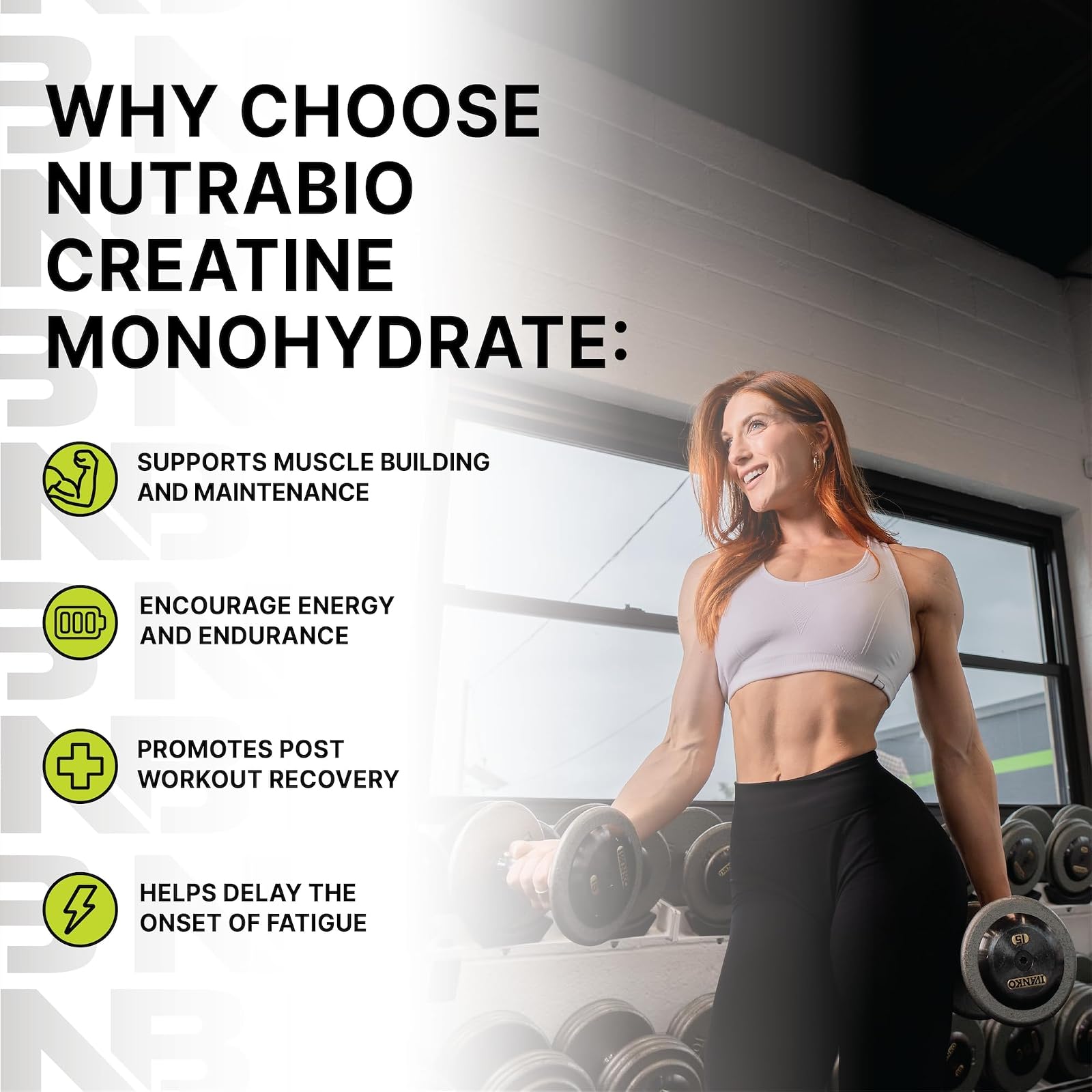 NutraBio creatine for muscle gain