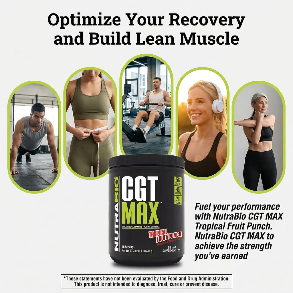 NutraBio creatine for muscle recovery