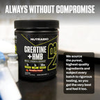 NutraBio creatine for optimal workout results