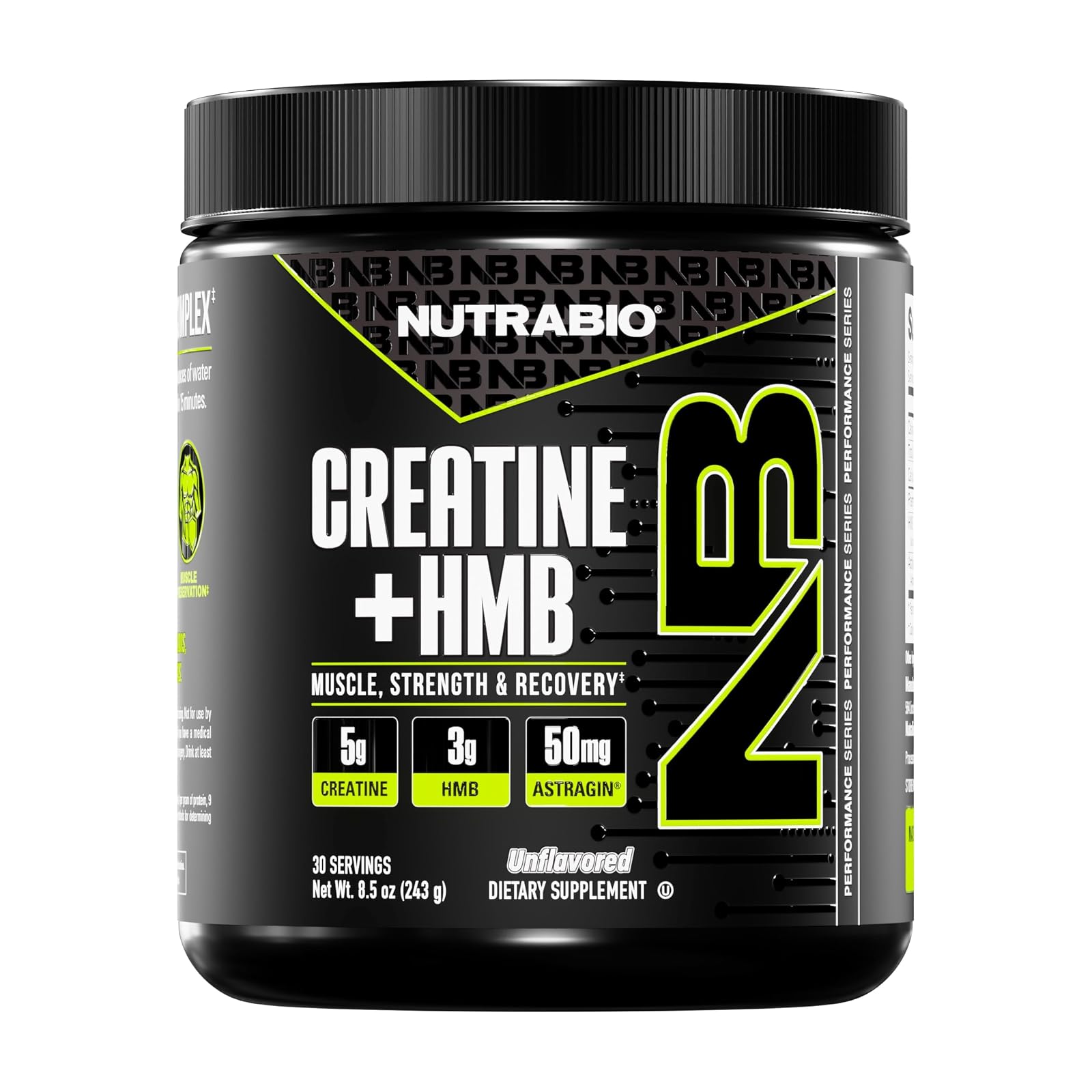 NutraBio creatine monohydrate for muscle gain