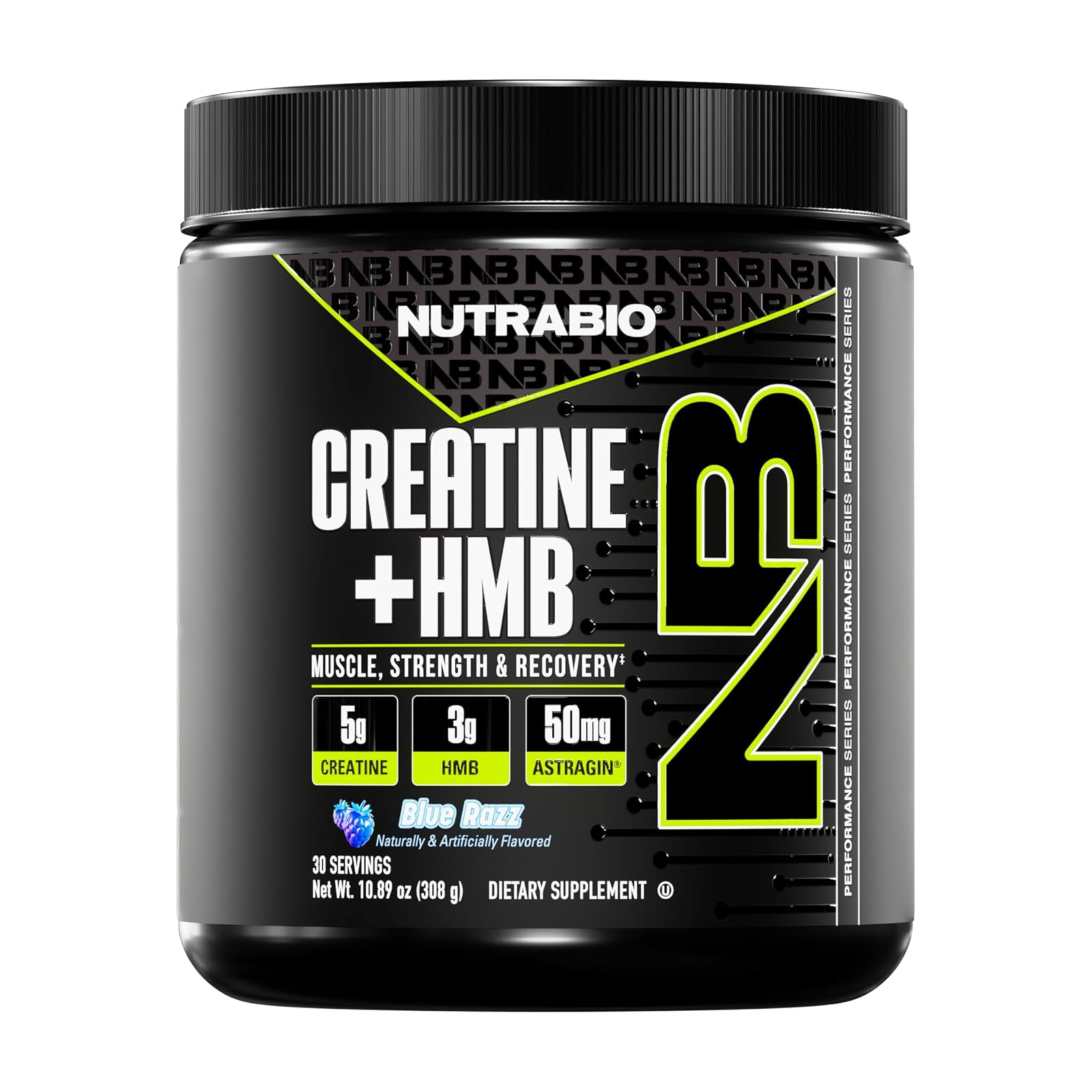 NutraBio creatine monohydrate for muscle growth