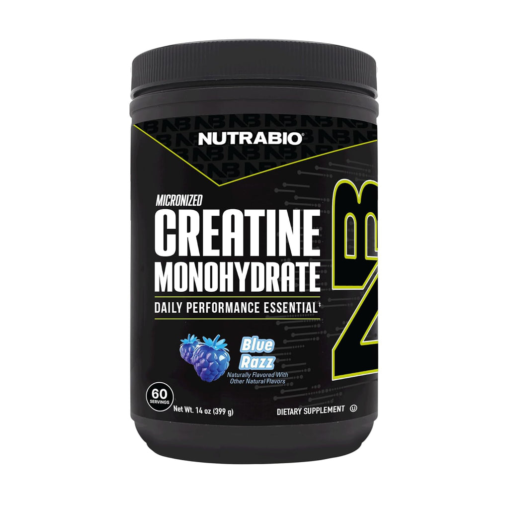 NutraBio creatine monohydrate powder