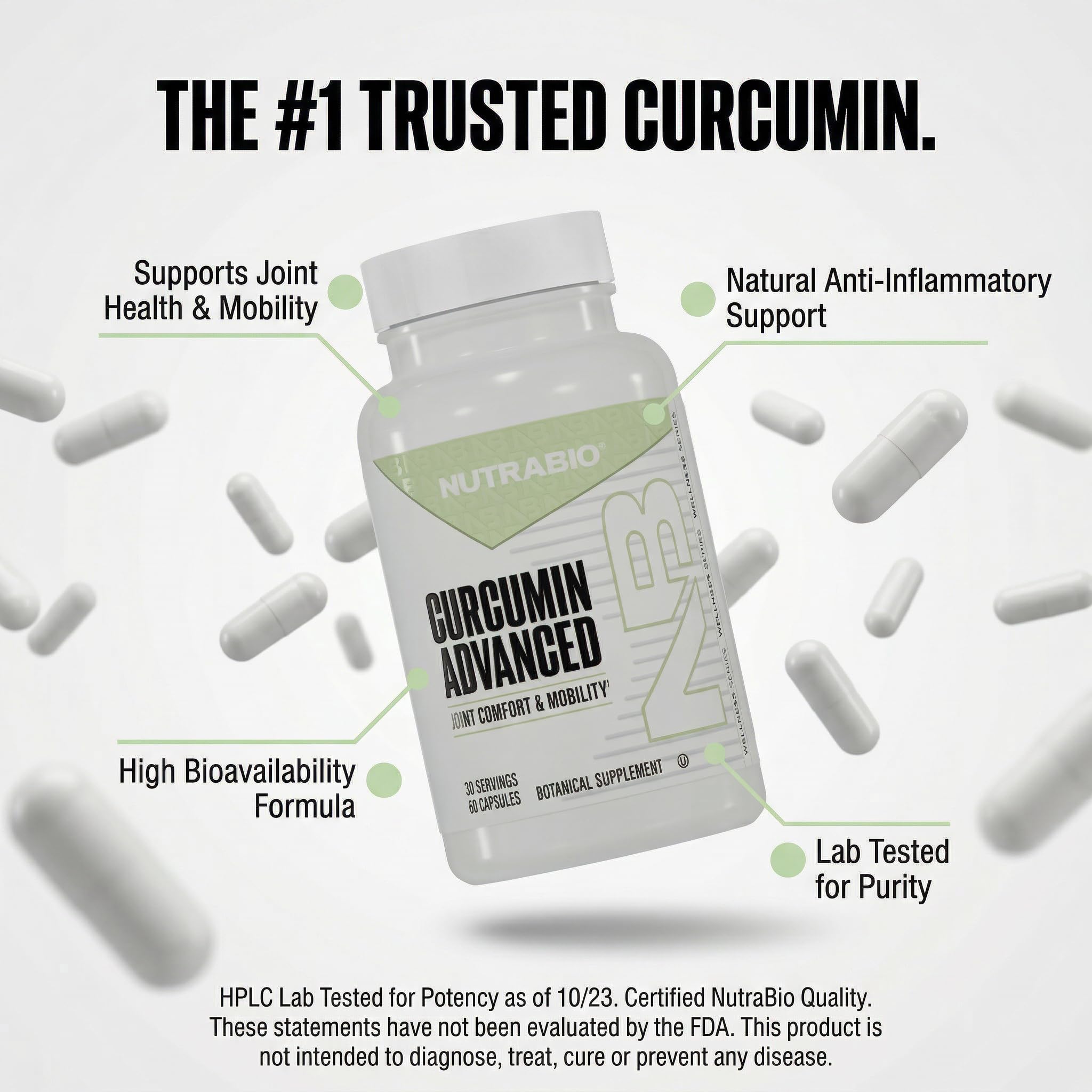 NutraBio curcumin for active lifestyles