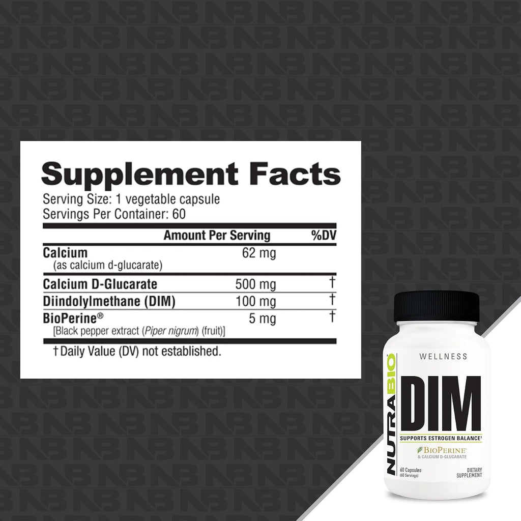 NutraBio DIM multivitamin for men