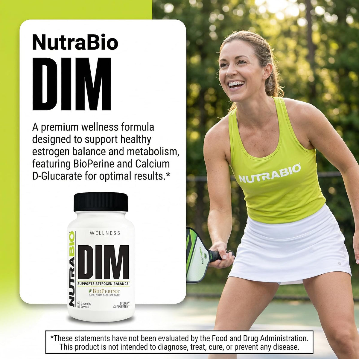 NutraBio DIM natural health supplement