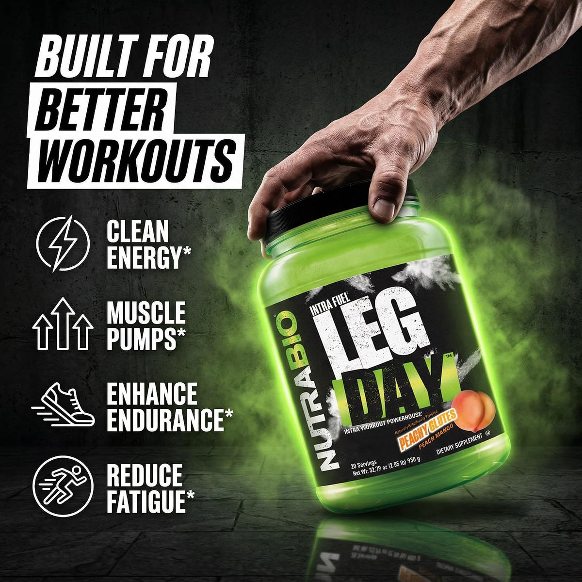 NutraBio energy boost for workouts