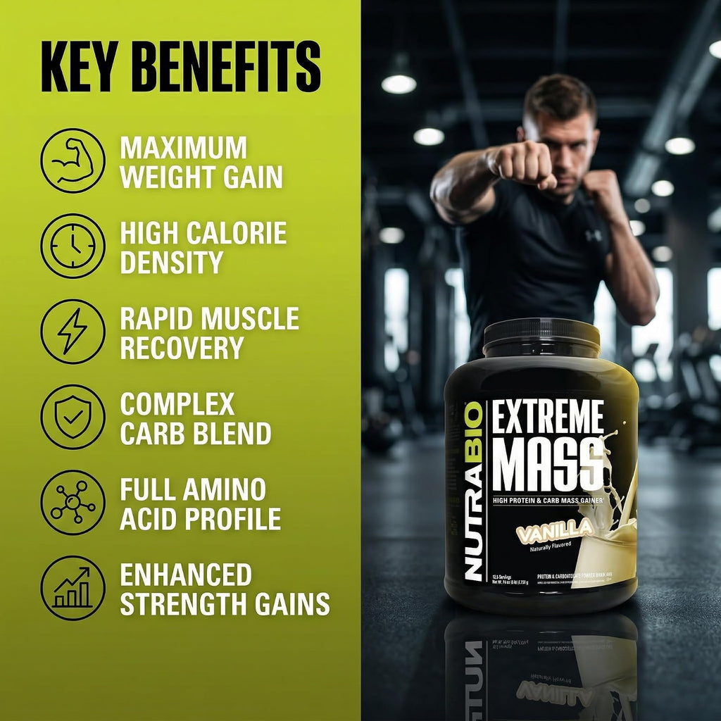 NutraBio Extreme Mass Gainer 53g protein