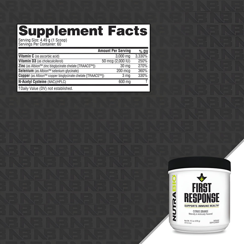 NutraBio First Response vitamin blend for wellness