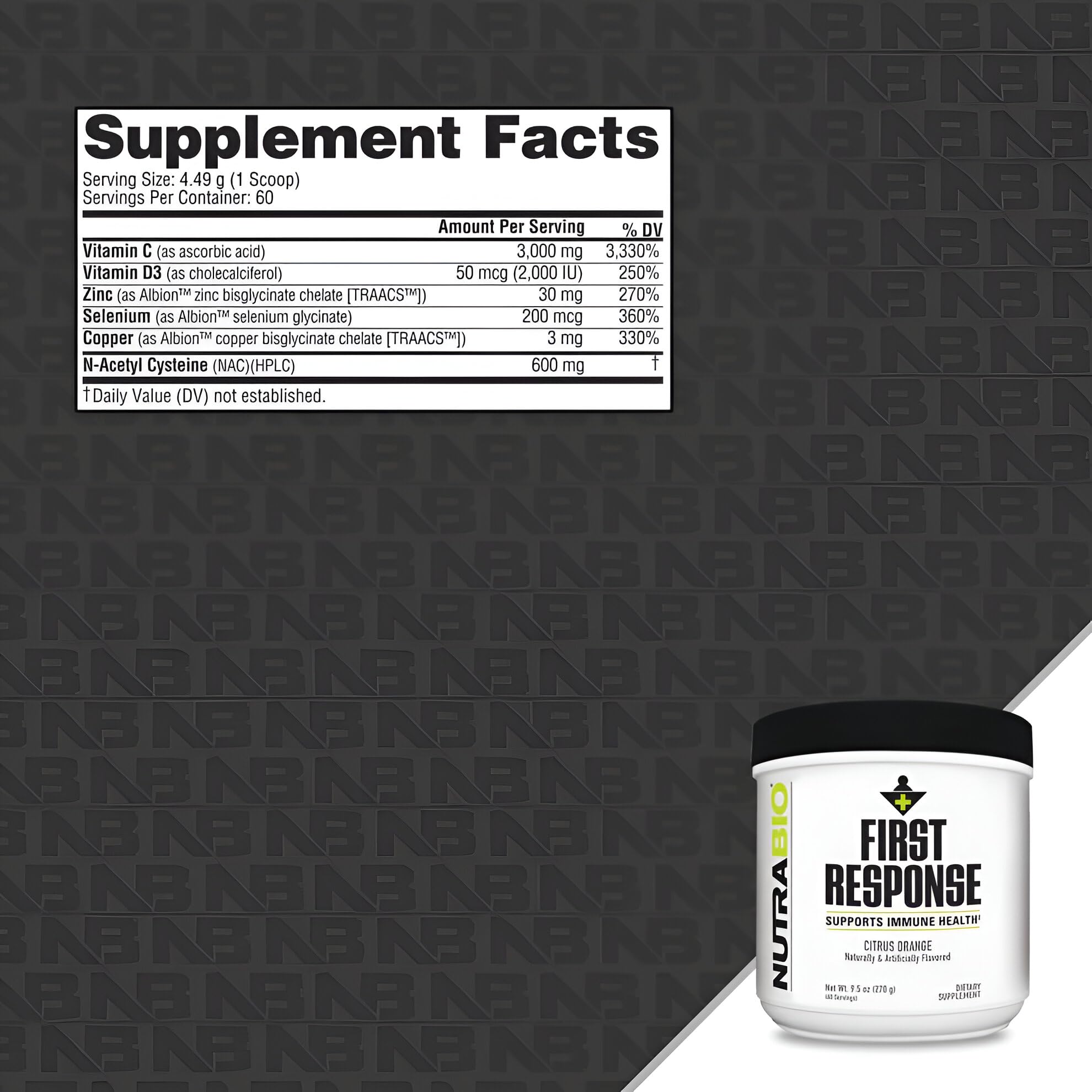 NutraBio First Response vitamin blend for wellness