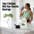 NutraBio fish oil for overall wellness