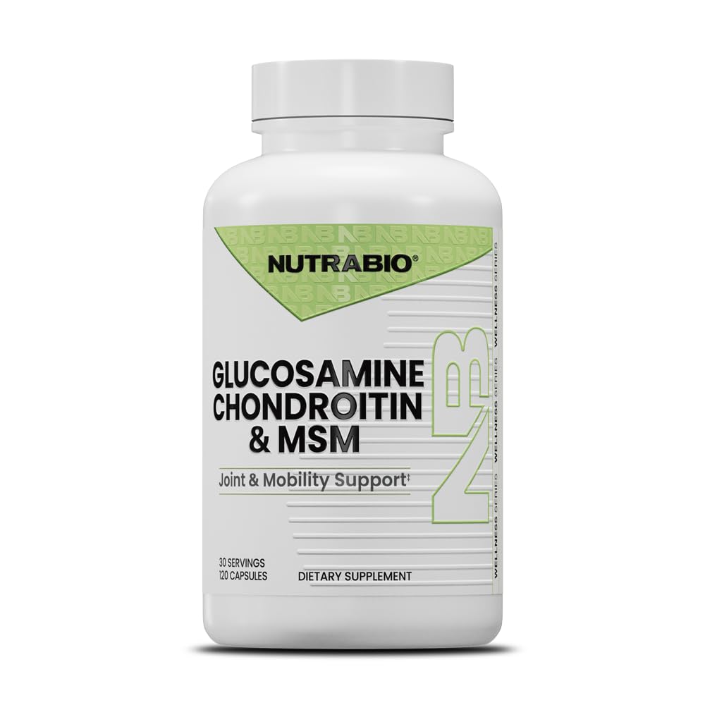 NutraBio glucosamine chondroitin capsules