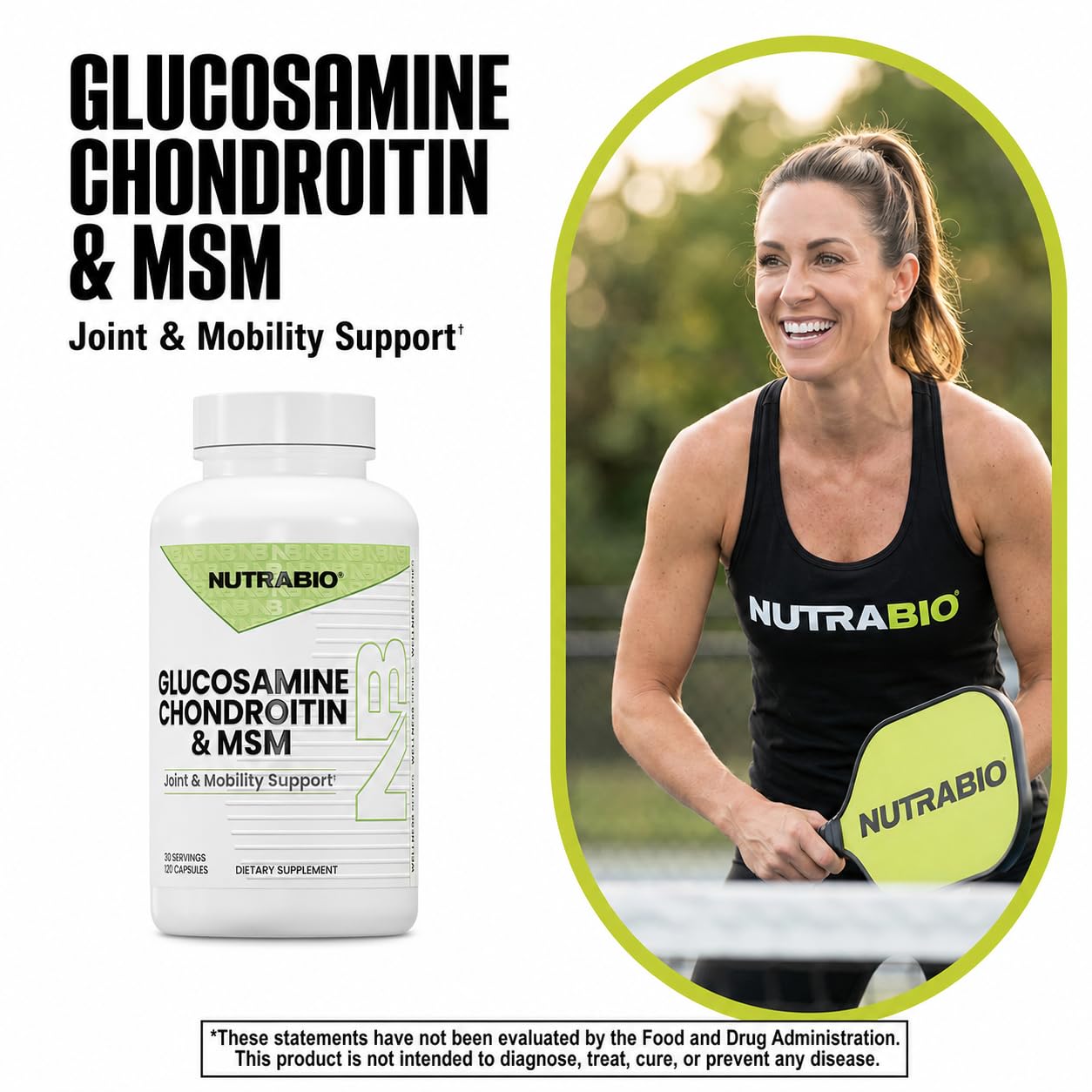 NutraBio glucosamine chondroitin dosage